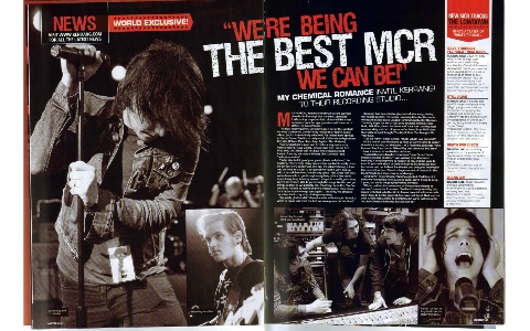 Kerrang! Double Page Spread Analysis by Callum Walker
