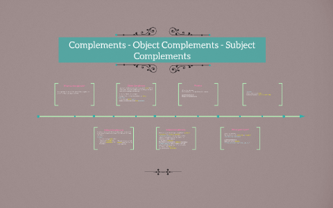 Complements - Object Complements - Subject Complements by Tegan Buchholz on Prezi