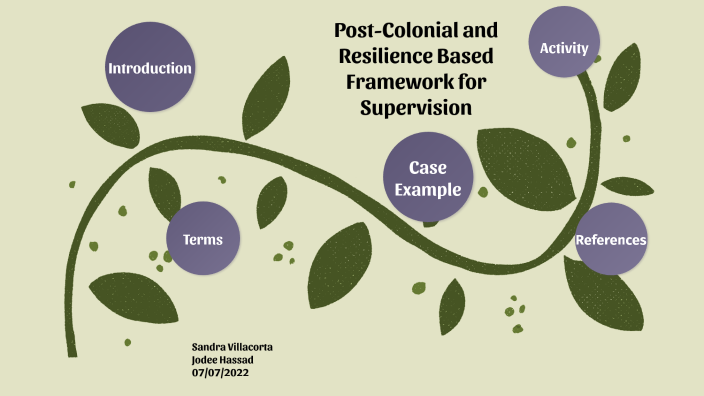 Post-Colonial and Resilence Based Framework of Supervision by Sandra ...