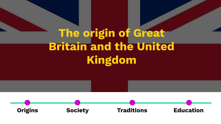 The origin of Great Britain and the United Kingdom by ERWIN ELIAM ...