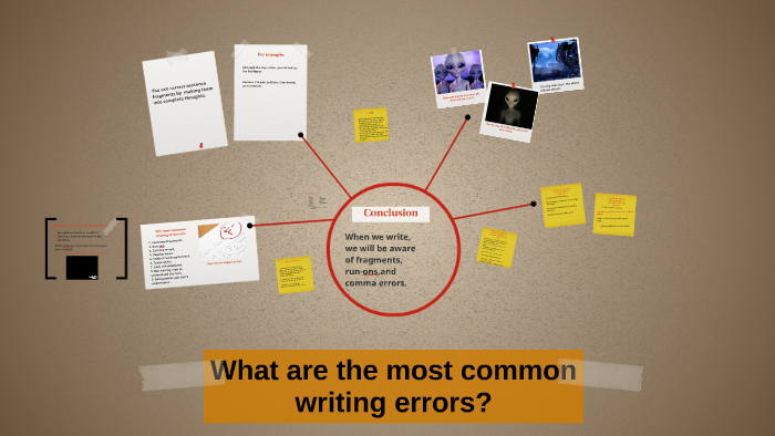 What are the most common writing errors? by Jane Weinkrantz