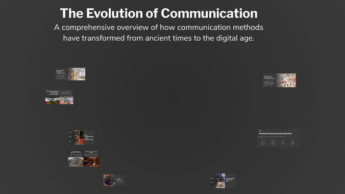 The Evolution of Communication by Mackenzie Ratcliff on Prezi