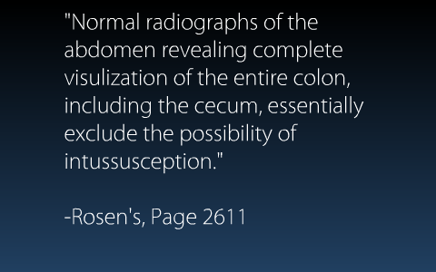 Diagnosing Intussusception with Abdominal X-Rays by Christopher Hale on ...
