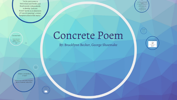Concrete Poem by brooklynn becker on Prezi