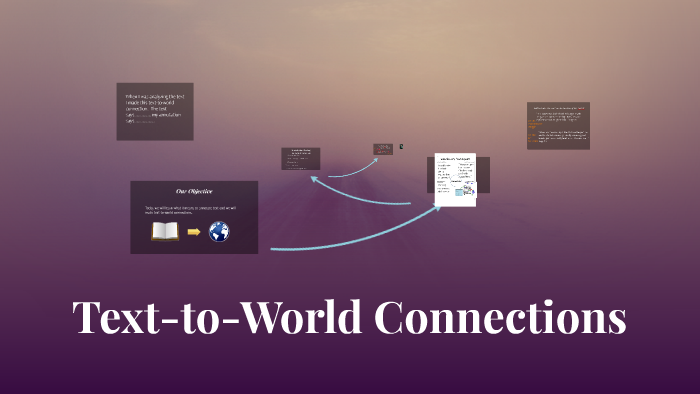 Text-to-World Connections by on Prezi