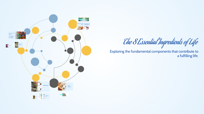 The 8 Essential Ingredients of Life by Boaz Tornij on Prezi