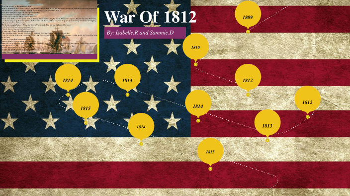 War of 1812 Timeline Project by Isabelle Ranney on Prezi