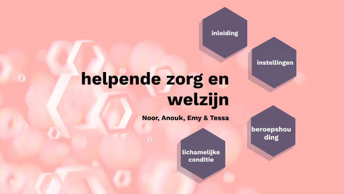 helpende zorg en welzijn by Tessa Slomp on Prezi