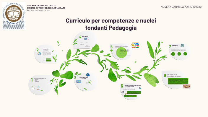 CURRICOLO PER COMPETENZE E NUCLEI FONDANTI DI PEDAGOGIA by carmen ...