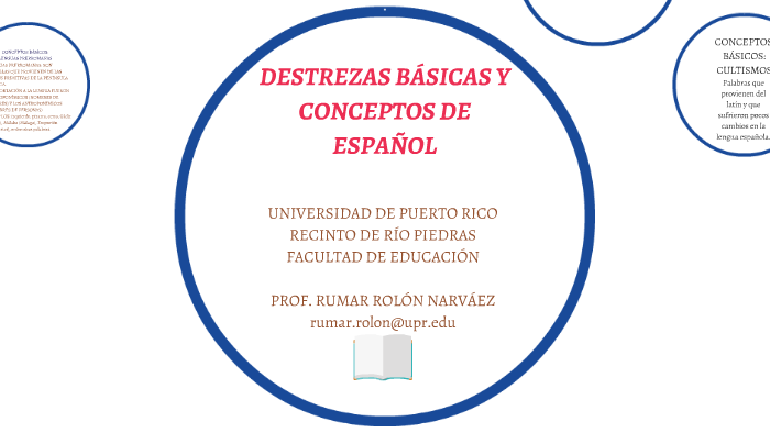 DESTREZAS BÁSICAS Y CONCEPTOS DE ESPAÑOL by Rumar Rolón Narváez on Prezi