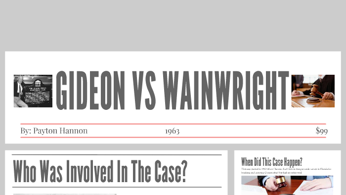 GIDEON VS WAINWRIGHT by Payton Hannon on Prezi