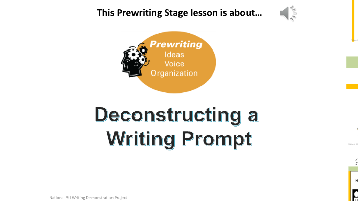 Deconstructing a Writing Prompt by Mrs. W on Prezi