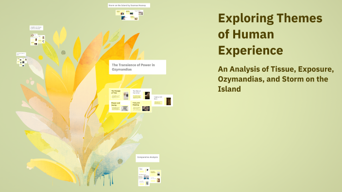 Exploring Themes of Human Experience by Xander Lim on Prezi