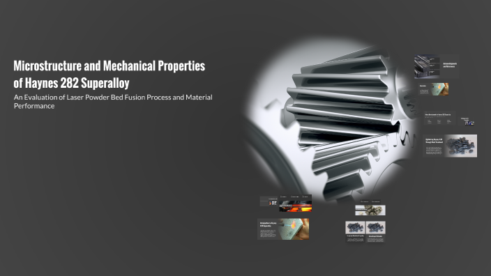 Microstructure and Mechanical Properties of Haynes 282 Superalloy by ...