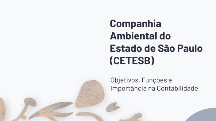 Companhia Ambiental do Estado de São Paulo (CETESB) by Vitor Pereira on ...