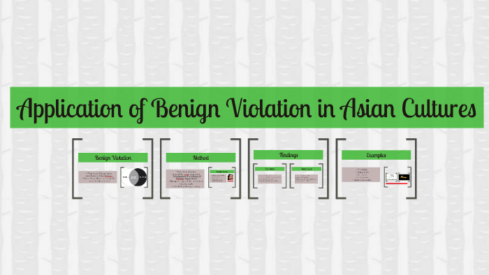 Application of Benign Violation in Cultures by Brittney Fang on Prezi
