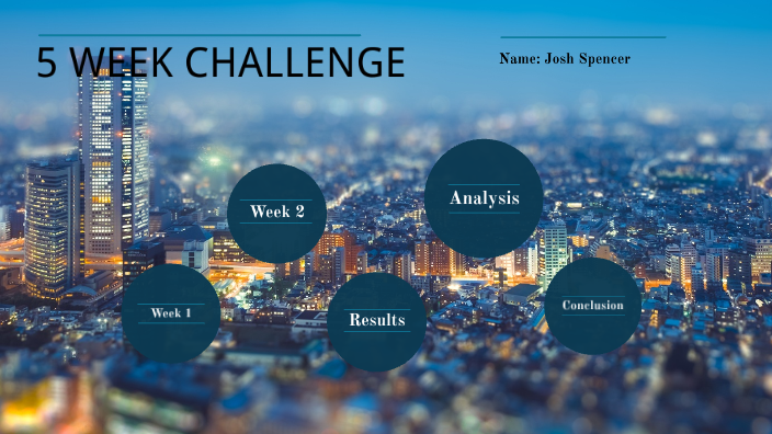 Five Week Challenge by josh spencer on Prezi