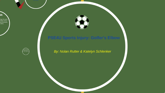 PSE4U Sports Injury: Golfers Elbow by Nolan Rutter on Prezi