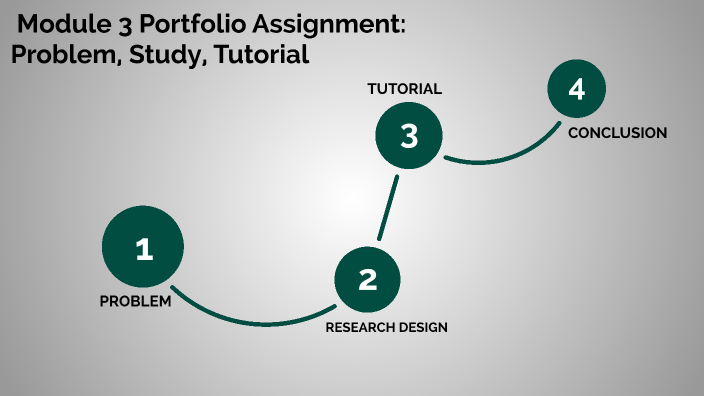 Module 3 Portfolio Assignment: Problem, Study, Tutorial by bhanu K on Prezi