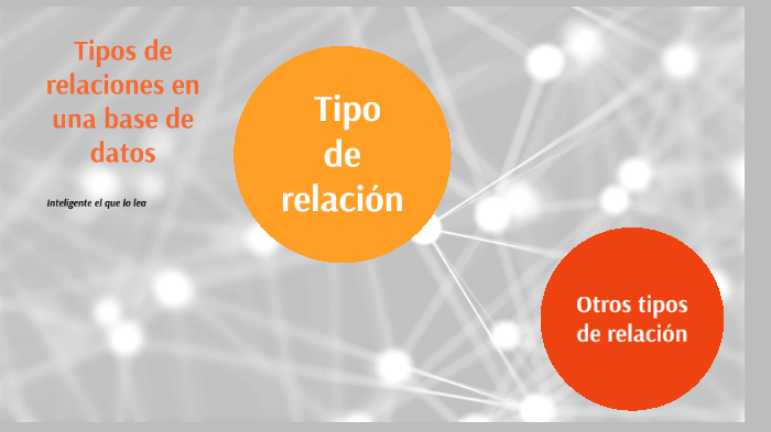 Tipos de relaciones en una base de datos by Luis Gael on Prezi
