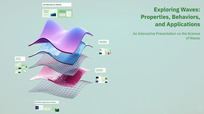 Exploring Waves: Properties, Behaviors, and Applications by cherish ...