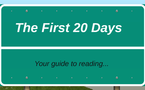 The First 20 days by Shannon Schmelz on Prezi