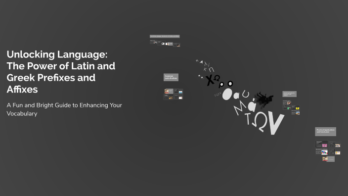 Unlocking Language: The Power of Latin and Greek Prefixes and Affixes ...