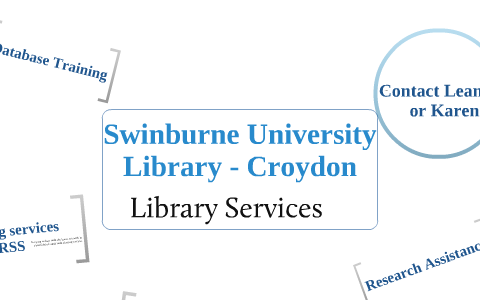 Library Services at Swinburne University Library - Croydon Campus by ...