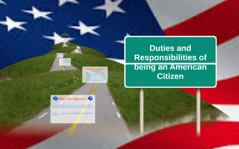 Roles And Responsibilities of being an American citizen by hannah alexander