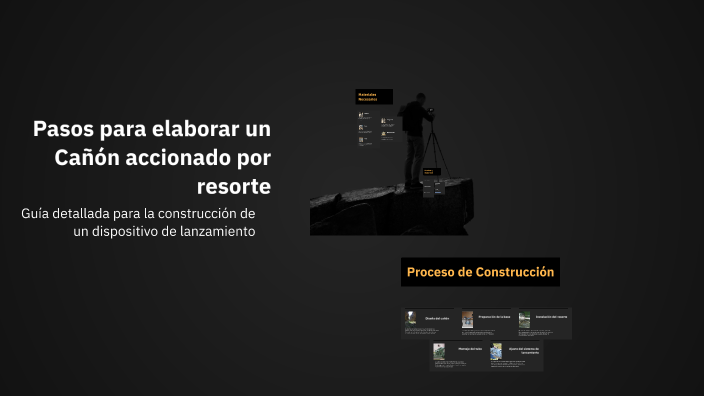 Pasos para elaborar un Cañón accionado por resorte by David Mendez ...