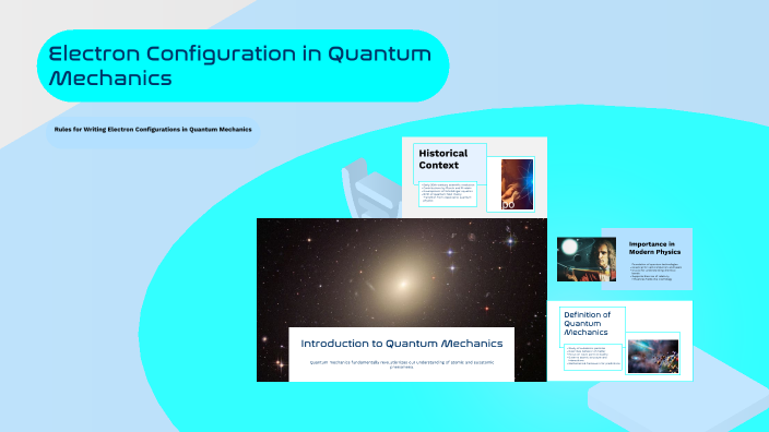 Electron Configuration in Quantum Mechanics by mira wati on Prezi