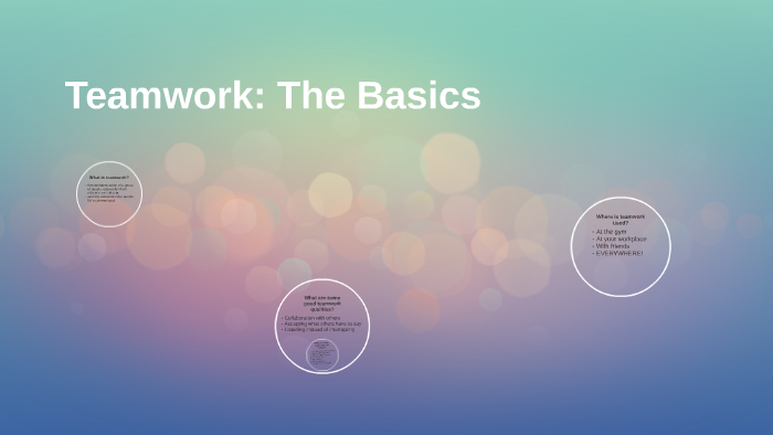 Teamwork: The Basics by Adam Rehm on Prezi