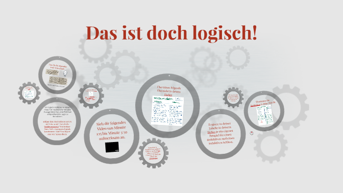 Das ist doch logisch! by Luisa Bartheld on Prezi