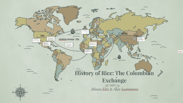 History of Rice: The Colombian Exchange by Alex Lammens on Prezi