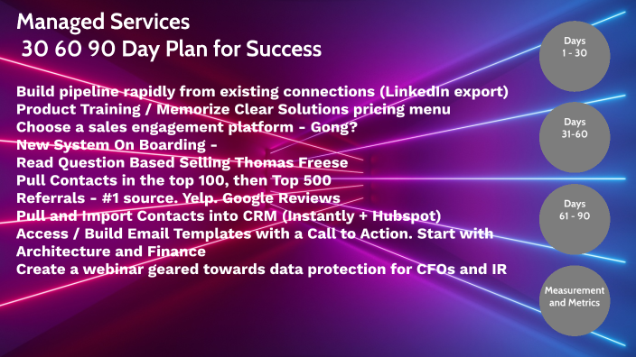 MSP 30 60 90 Day Plan For Success by Aaron Wykoff on Prezi