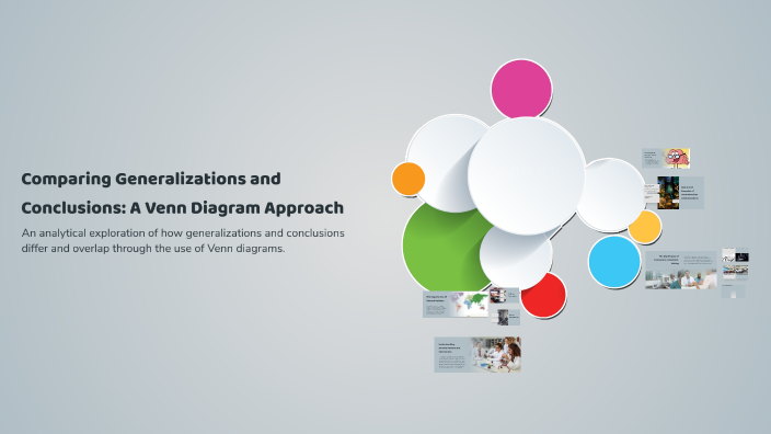 Comparing Generalizations and Conclusions: A Venn Diagram Approach by ...