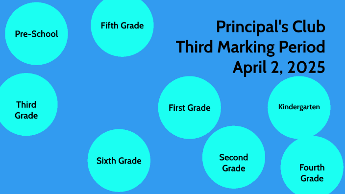 Principals Club 3rd Marking Period by Dyan McMillen on Prezi