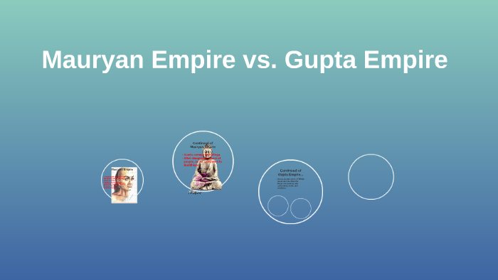 Mauryan Empire vs. Gupta Empire by Charmaine Thomas on Prezi