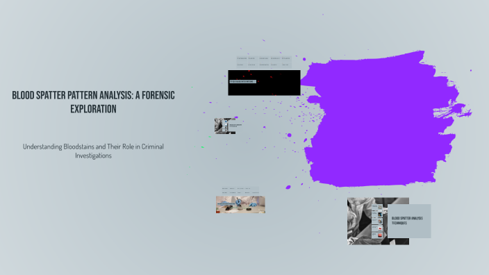 Blood Spatter Pattern Analysis: A Forensic Exploration by Benjii Hall ...