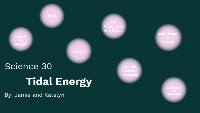 Tidal Energy by Jamie Spurrell on Prezi