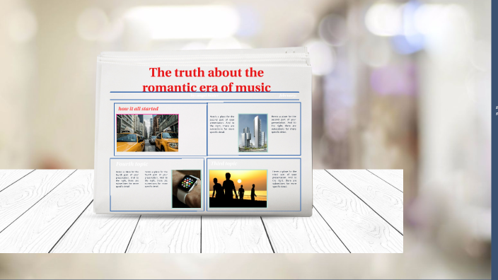 the truth about the romantic era by angel hester on Prezi