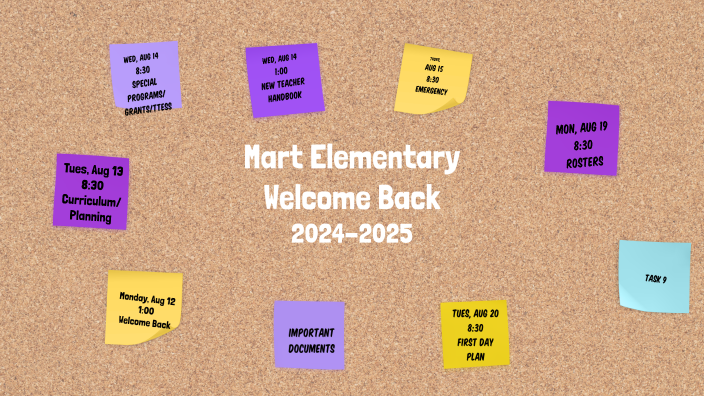Welcome Back 2024-2025 by Amy Stone on Prezi