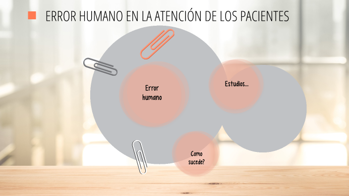 Error humano en la atención del paciente by Andrea Cecil on Prezi