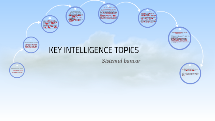 KEY INTELLIGENCE TOPICS by Catalina Gabora on Prezi