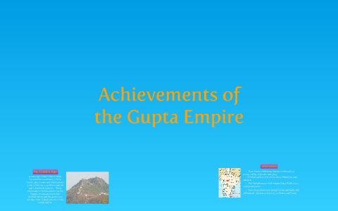 Achievements of the Gupta Empire by Palak Kasliwal