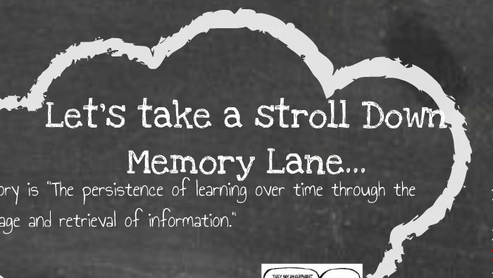 Memory is "The persistence of learning over time through the by kelly ...