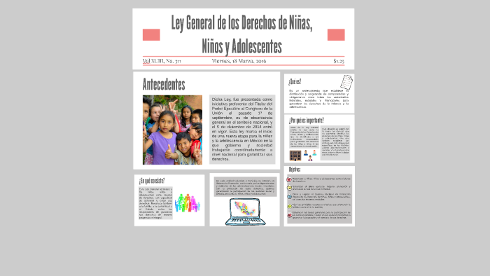 Ley General de los Derechos de Niñas, Niños y Adolescentes by Anahí ...