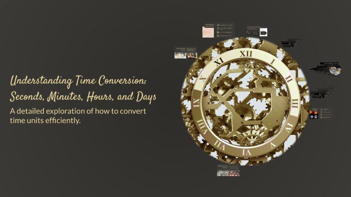 Understanding Time Conversion: Seconds, Minutes, Hours, and Days by ...