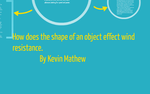 How does the shape of an object effect wind resistance. by kevin mathew ...