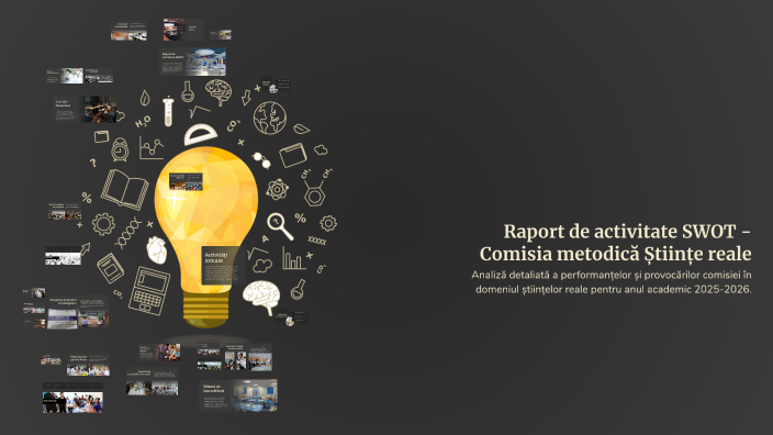 Raport de activitate SWOT - Comisia metodică Științe reale by Adriana ...